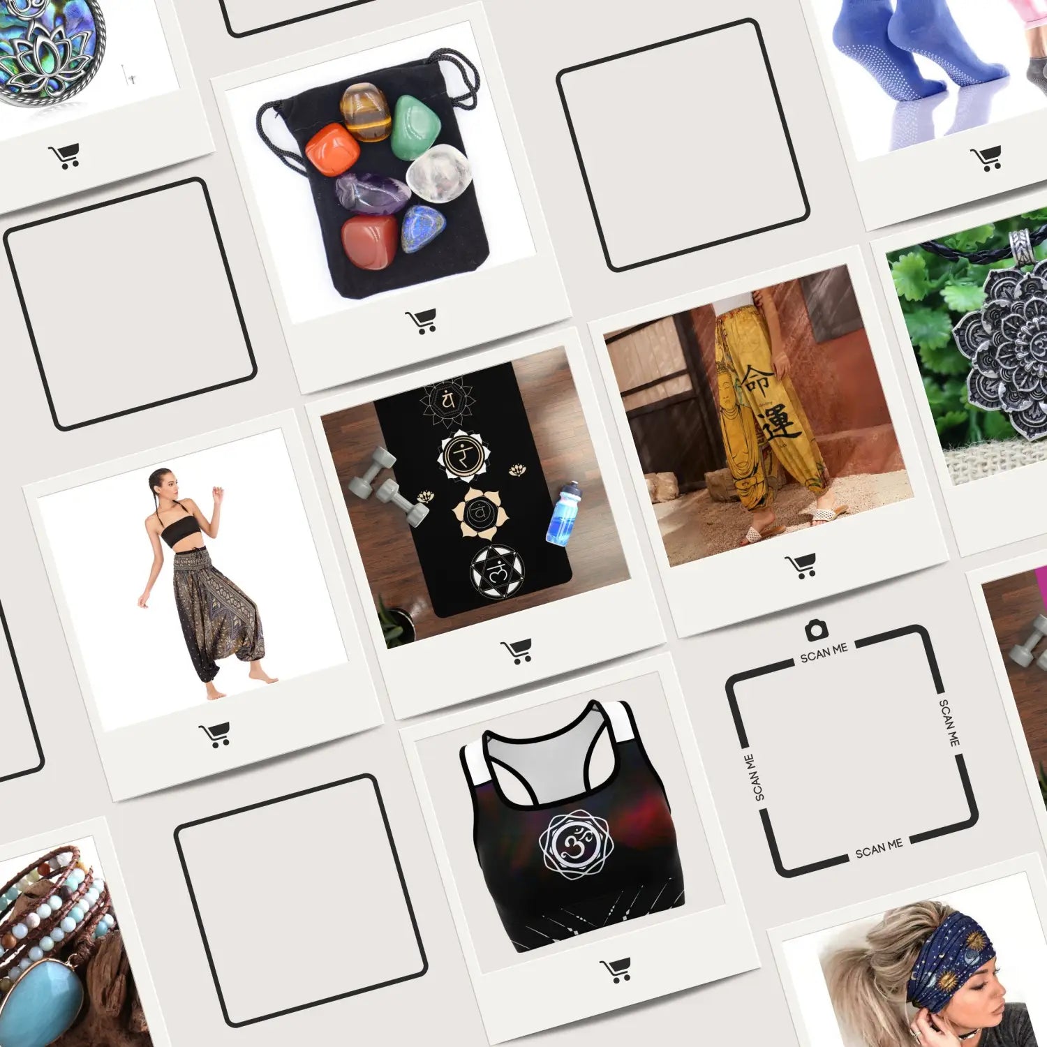 Spectacular, Powerful, Mystical Yoga Gear for Inner Peace - Bootcut Leggings - Matching Yoga Set ...